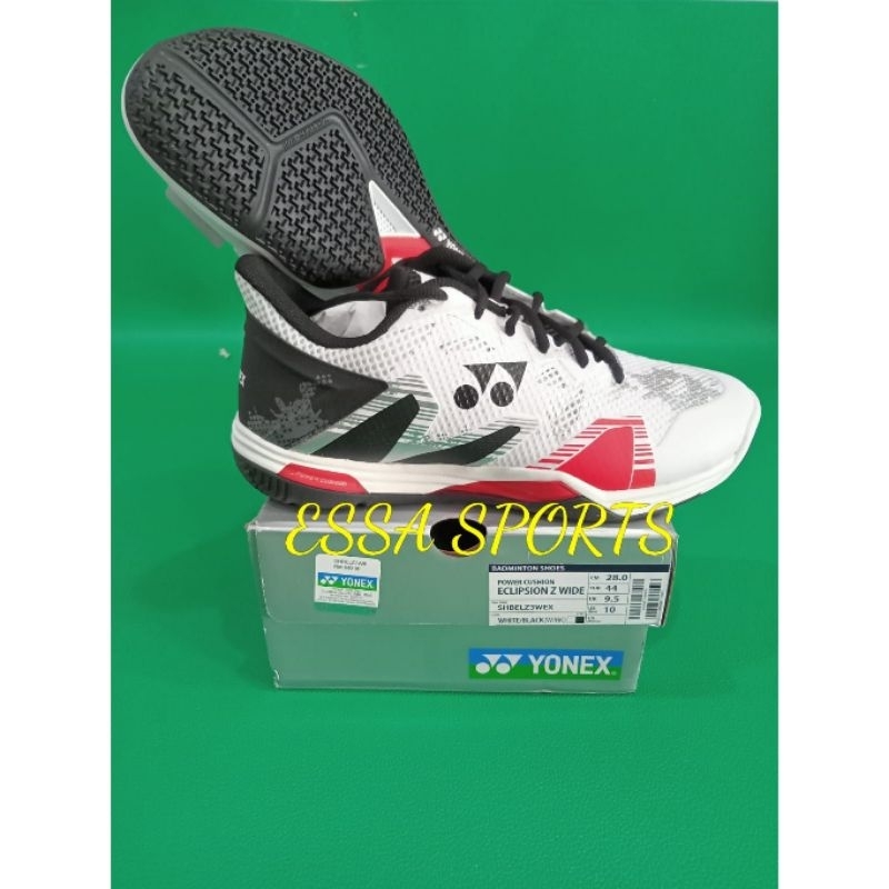 Jual SEPATU BADMINTON YONEX ECLIPSION Z3 WIDE WHITE BLACK ORIGINAL | Shopee Indonesia