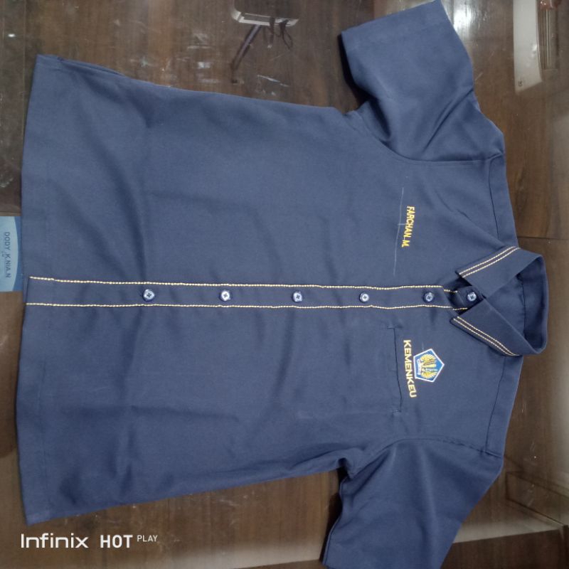 Jual Satu Stel Baju Seragam Kemenkeu Biru Dongker | Shopee Indonesia