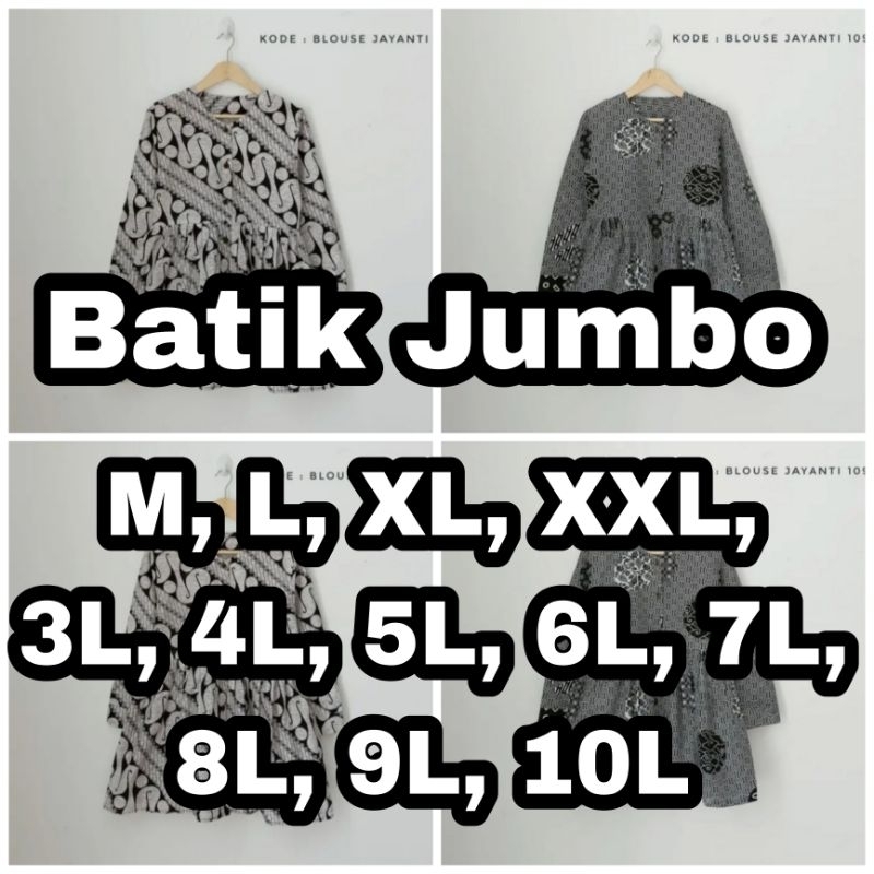 Jual Batik jumbo BIG SIZE JUMBO XXL XXXL 3L 4L 5L MURAH BATIK JUMBO ...