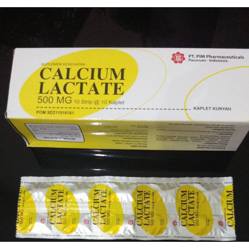 Jual Calcium Lactate 500MG | Shopee Indonesia