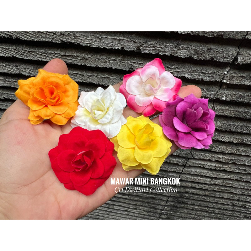 Jual Bunga Mawar Bangkok Kecil Mini Bijian | Shopee Indonesia