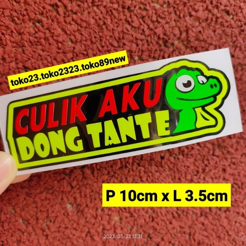 Jual stiker motor gambar buaya stiker kata kata sticker cutting ...