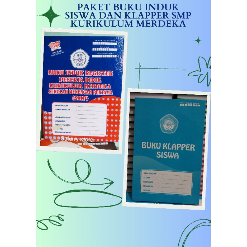 Jual Paket 2 Buku/Buku Induk Register Siswa dan Klapper Siswa SMP kurikulum Merdeka | Shopee ...