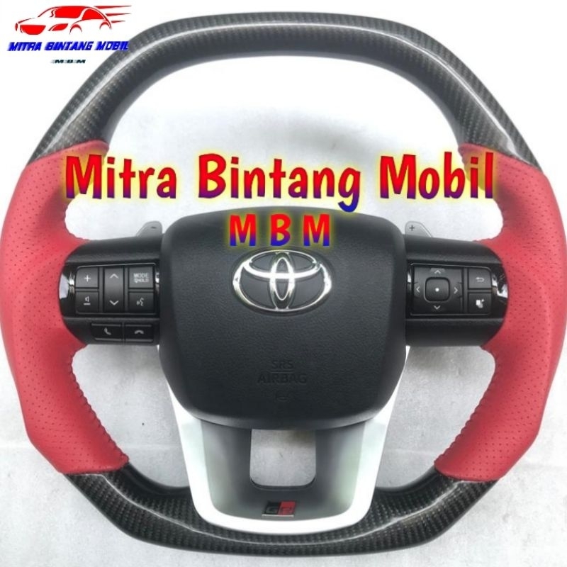 Jual Lingkaran Stir Ster Steer Toyota Innova Reborn - Fortuner VRZ Carbon Kevlar Original ...