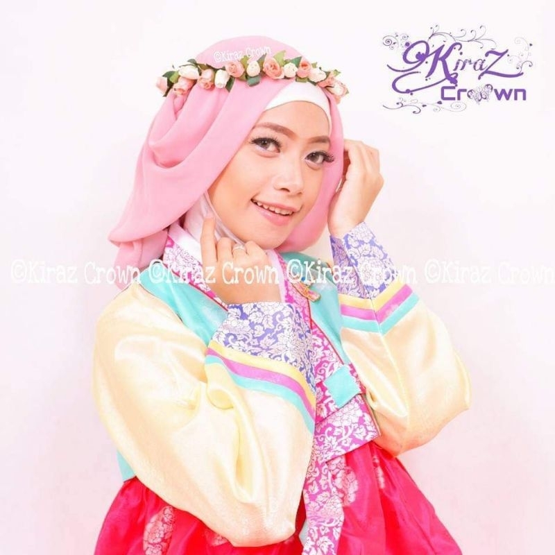 Jual Flower Crown FM / Mahkota Bunga Pesta / Bando Bridesmaid ...