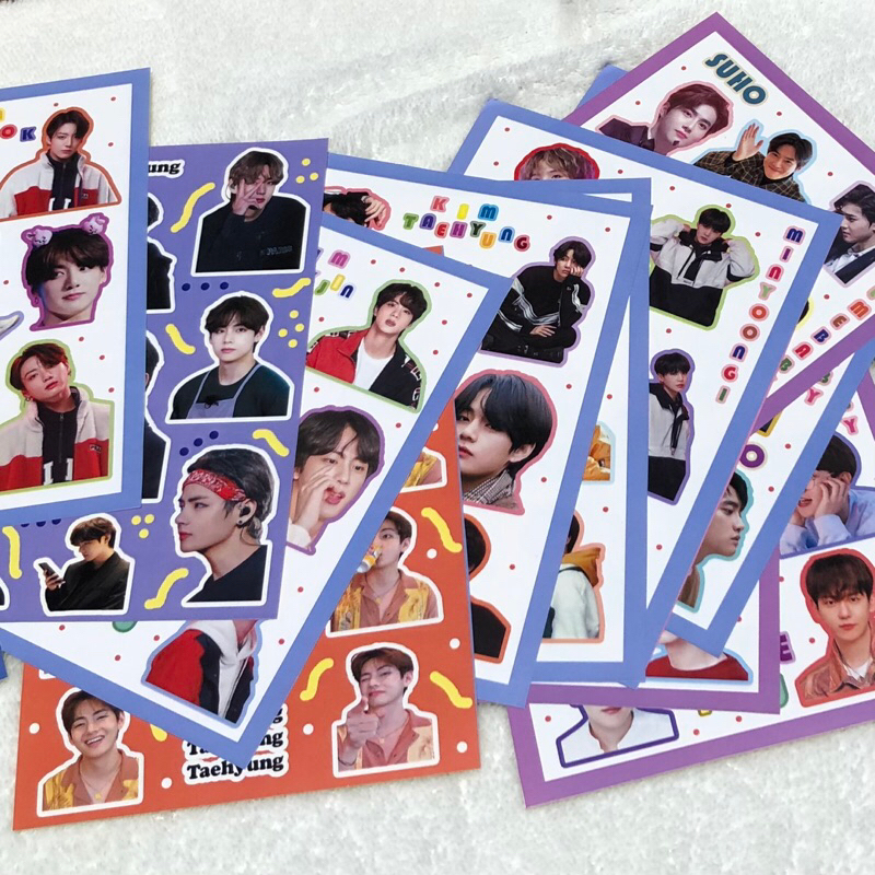 Jual Stiker kpop // Bangtan/ EXO/ NCT Dream/ Stiker custom/ Freebies ...