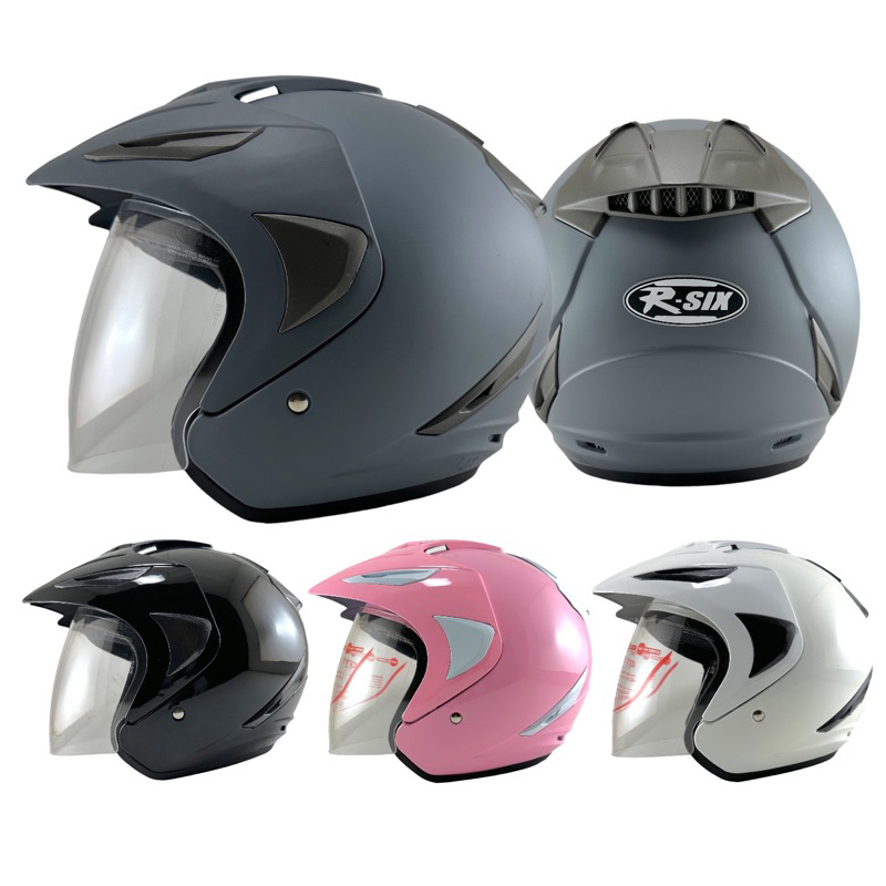 Jual Helm R-Six Venus Series Helem Half Face Terbaru Kekinian SNI ...