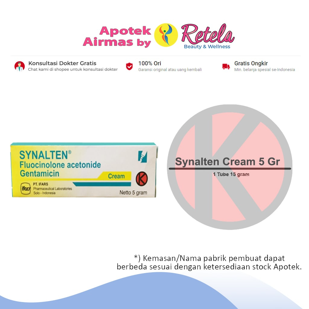 Jual SYNALTEN CREAM 5GR | Shopee Indonesia