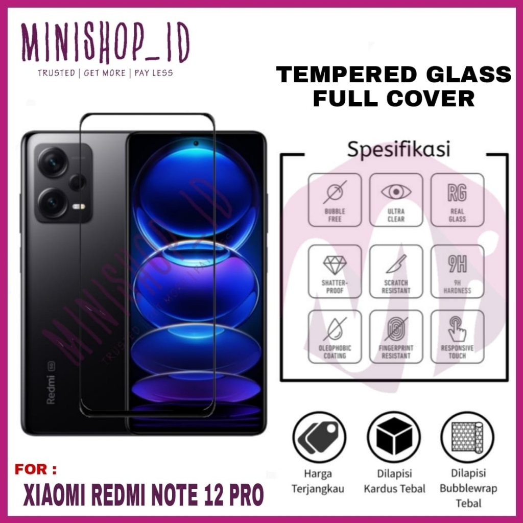 Jual XIAOMI REDMI NOTE 12 PRO 5G ANTI GORES TEMPERED GLASS SPY ...