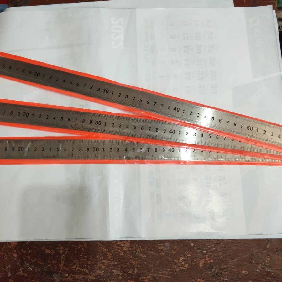 Jual penggaris besi 60 cm | Shopee Indonesia