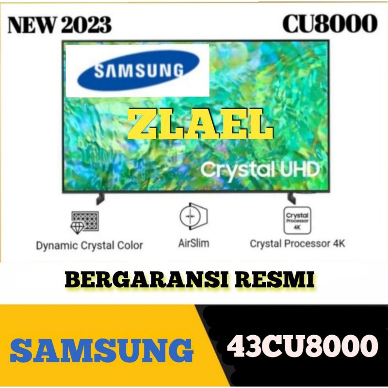 Jual SAMSUNG UHD 4K SMART TV 43 INCH 43CU8000 LED DIGITAL TV 43 ...