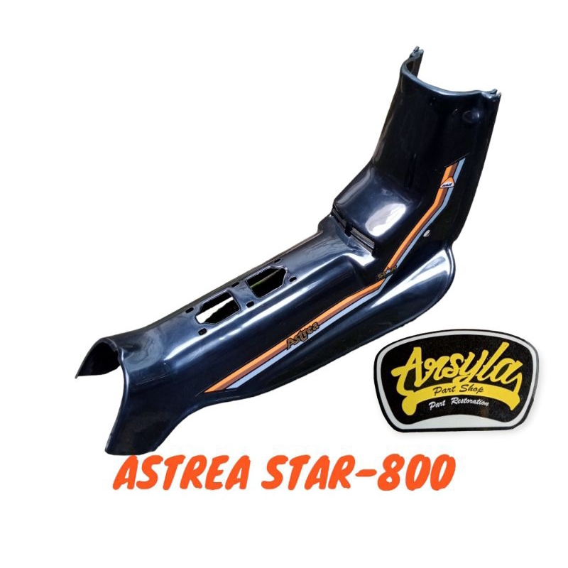 Jual Legshield sayap tebeng tengah honda astrea star hitam | Shopee ...