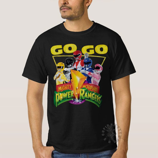 Jual Baju Power Rangers Go Go Kaos Anime Power Ranger | Shopee Indonesia