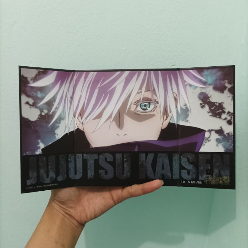 Jual BOOKED Jujutsu Kaisen Gojo Satoru Official Merch Folding Screen ...