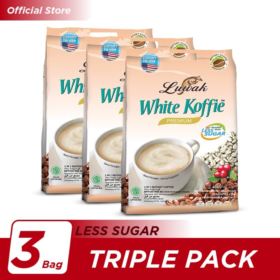 Jual Kopi Luwak White Koffie Less Sugar | Shopee Indonesia