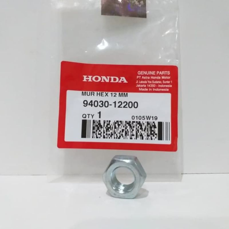 Jual mur pully belakang.mur pengunci mangkok ganda.12mm kepala kunci 19 ...