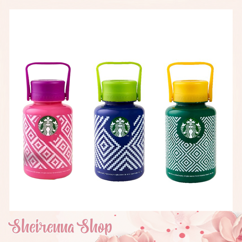 Jual Starbucks Colorfull The Weave Bottle 1L | Edition 2023 | Reusable ...