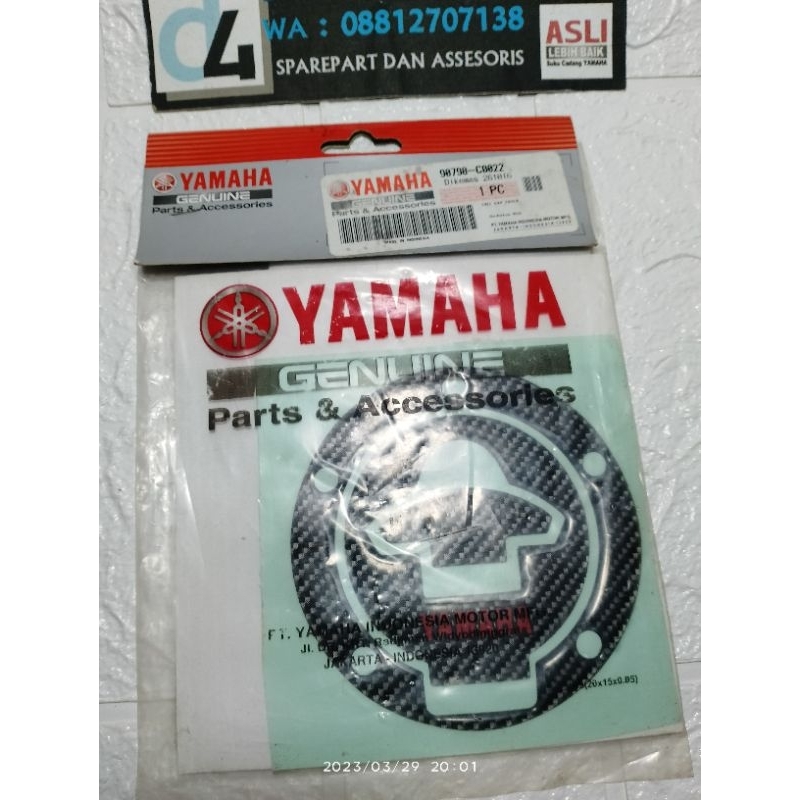 Jual pad cap cover tutup tangki carbon original R25 MT25 R15 2014 2016 ...