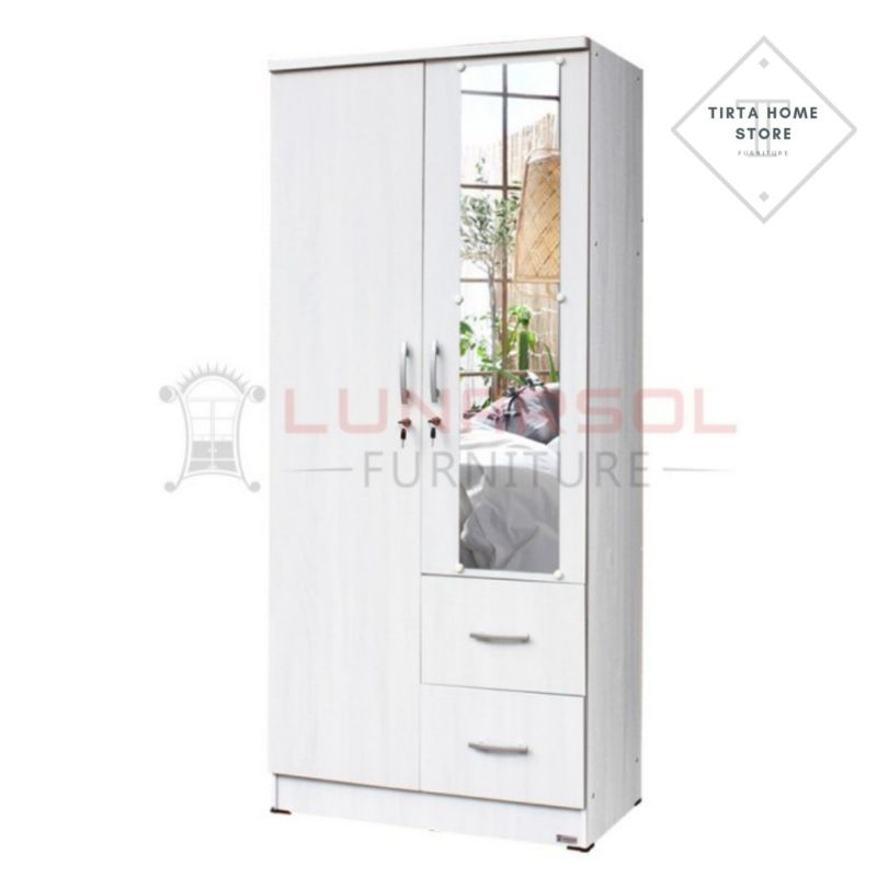 Jual LEMARI PAKAIAN MODERN LEMARI PAKAIAN 2 PINTU LEMARI PAKAIAN ...