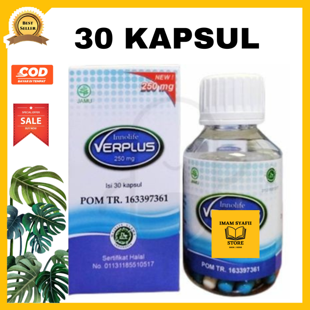 Jual Innolife Verplus 250 mg - 30 Kapsul - Meredakan Demam - LIFEPACK | Shopee Indonesia