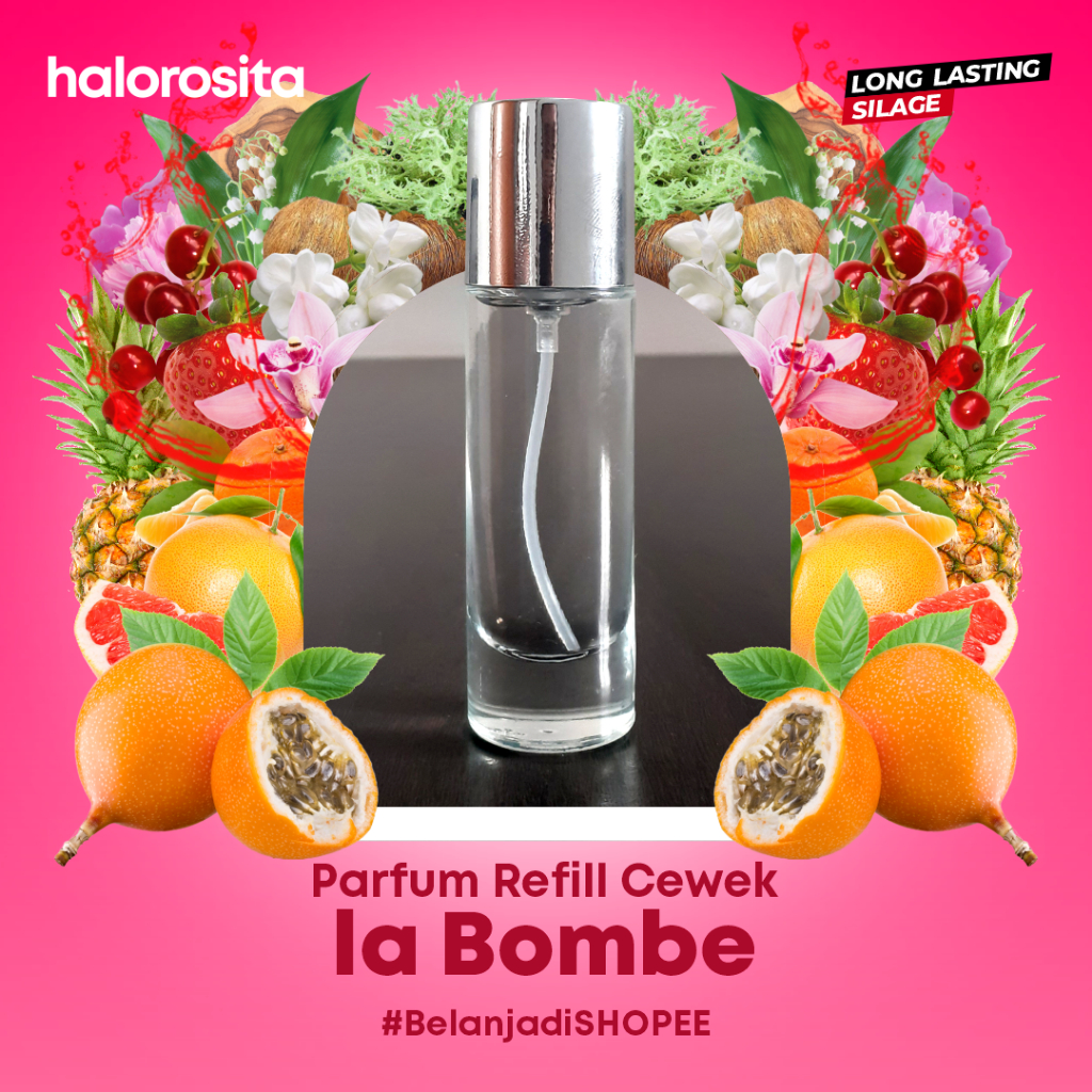 Jual Parfum Refill Cewek Tahan Lama dan Silage La Bombe Sensasi Manis ...