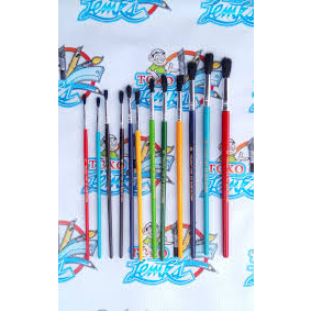 Jual 1buah kuas cat air pagoda No 1 2 3 4 5 6 7 8 9 10 11 12 brush ...