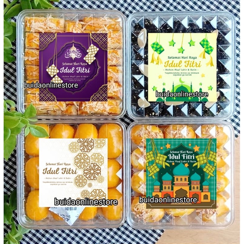 Jual Stiker Lebaran Label Selamat Idul Fitri dekorasi kemasan toples ...