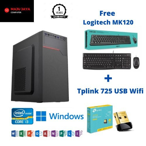 Jual CPU / Komputer / PC Rakitan Core i3 SSD Kantor & Sekolah | Shopee Indonesia