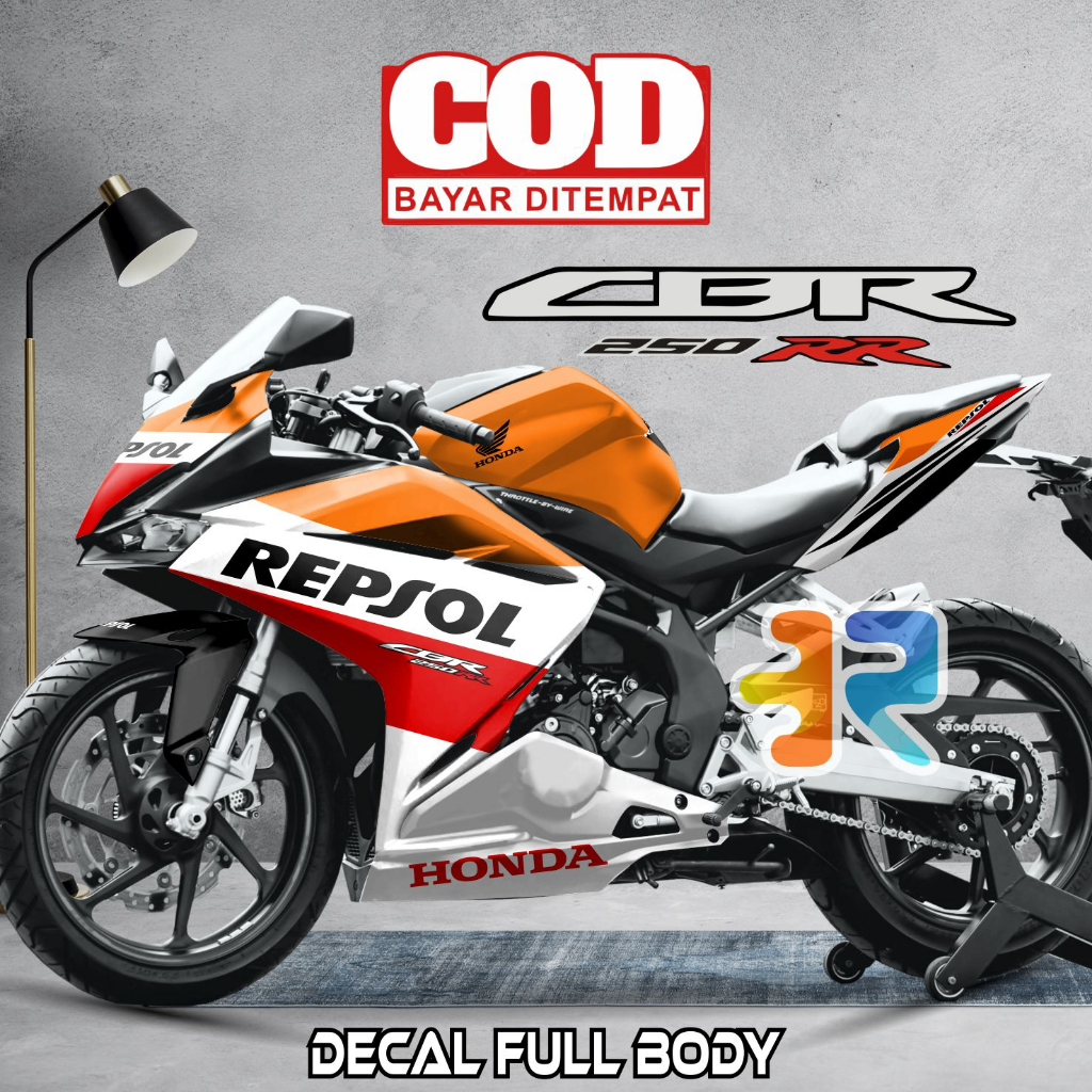 Jual Decal Cbr 250R RR Stiker Full Body Variasi Desain Repsol | Shopee ...