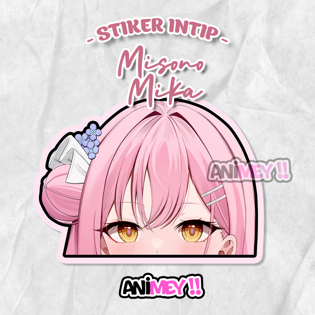 Jual Stiker Intip Misono Mika / Sticker Anime Waterproof | Shopee Indonesia