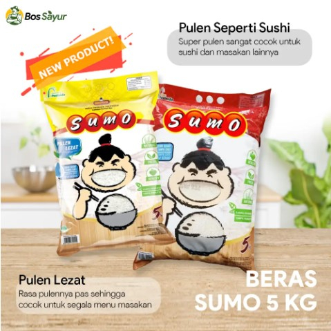 Jual BERAS SUMO MERAH KUNING HIJAU 5 Kg 1 PACK | Shopee Indonesia