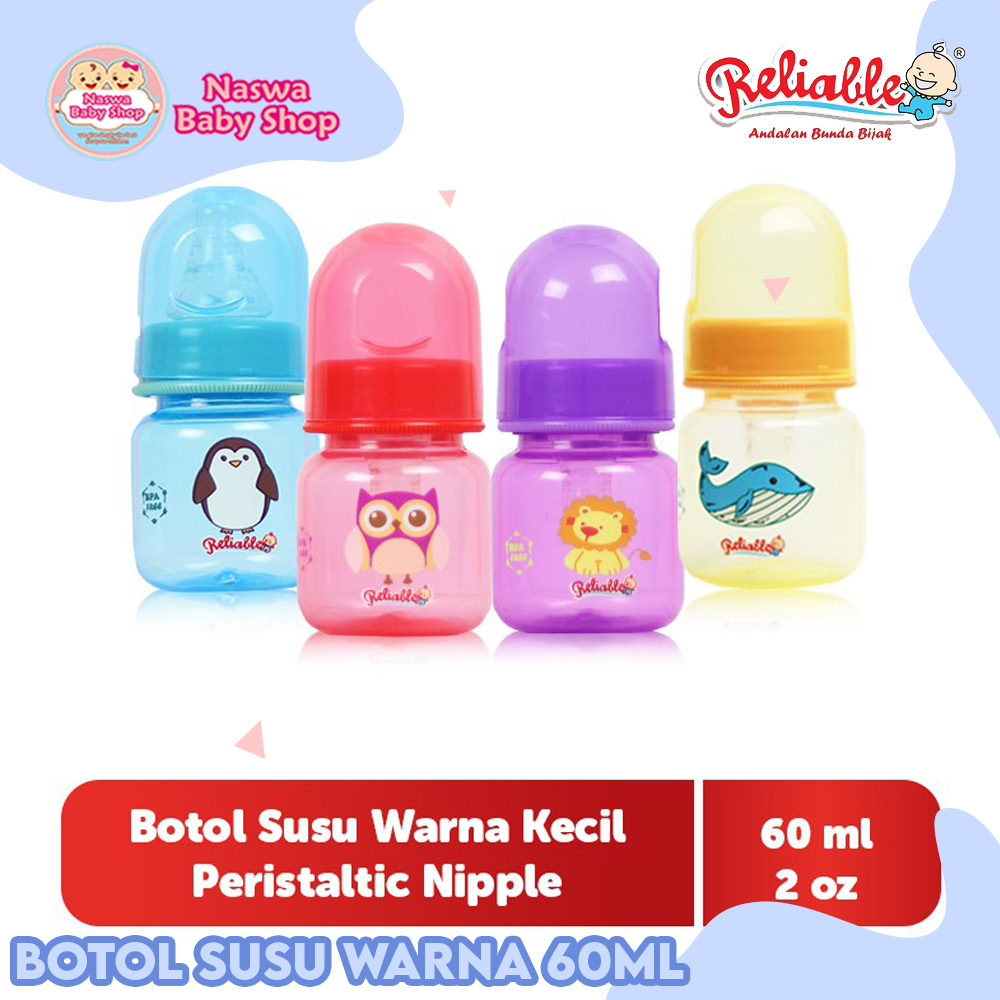 Jual Reliable Botol Susu Warna Mini 60ml RNP-8872 | Shopee Indonesia