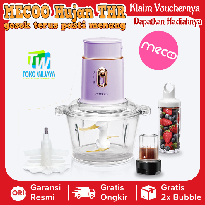 Jual MECOO CHOPPER Most Aesthetic 5 in 1 Odorless Chopper 250 Low Watt ...
