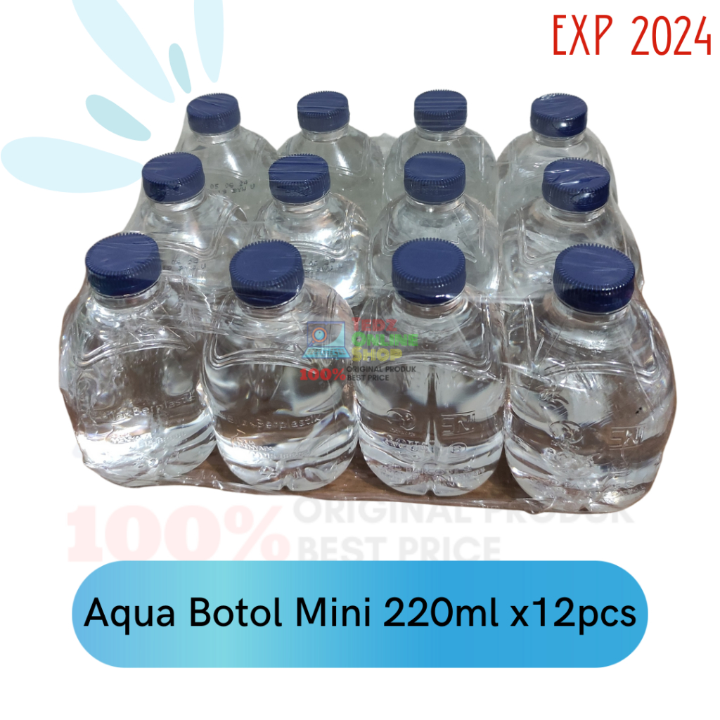 Jual Aqua Mini 220ml x 12pcs | Shopee Indonesia