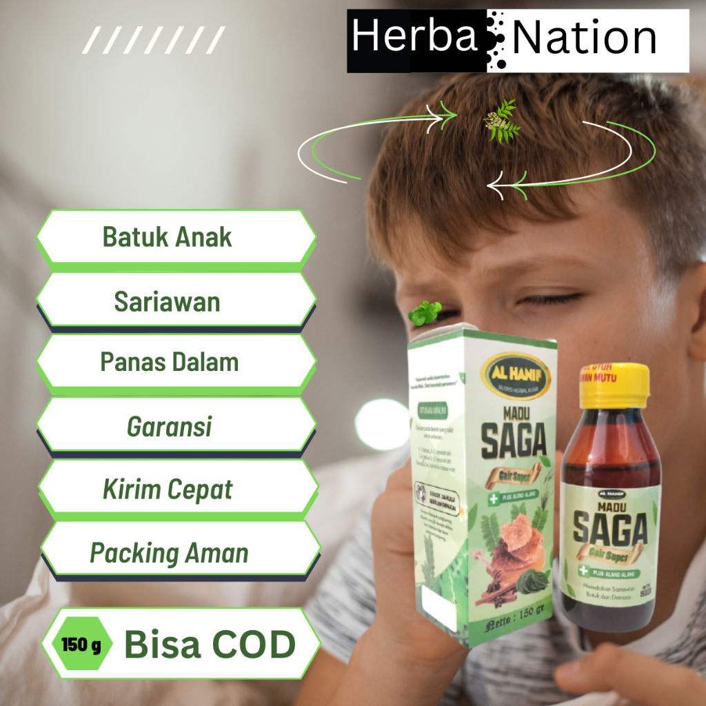 Jual Madu Saga Al Hanif Obat Pilek Anak | Shopee Indonesia
