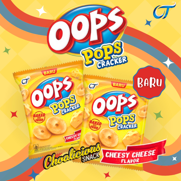 Jual OOPS Pops Cracker Cheesy Cheese @20 gram | Shopee Indonesia