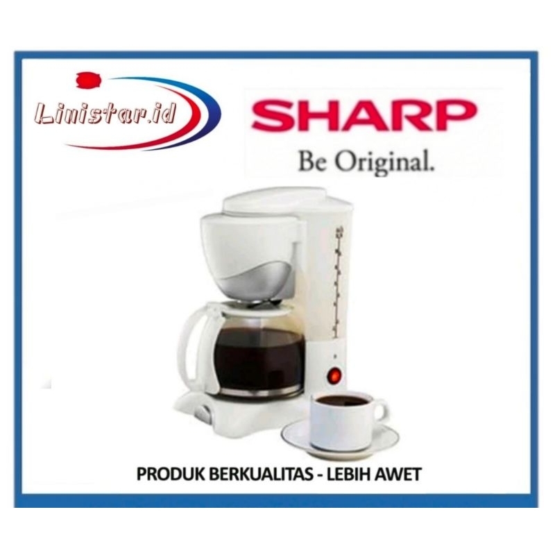 Jual Coffee Maker SHARP Mesin Pembuat Kopi Listrik HM-80L(W) kapasitas ...