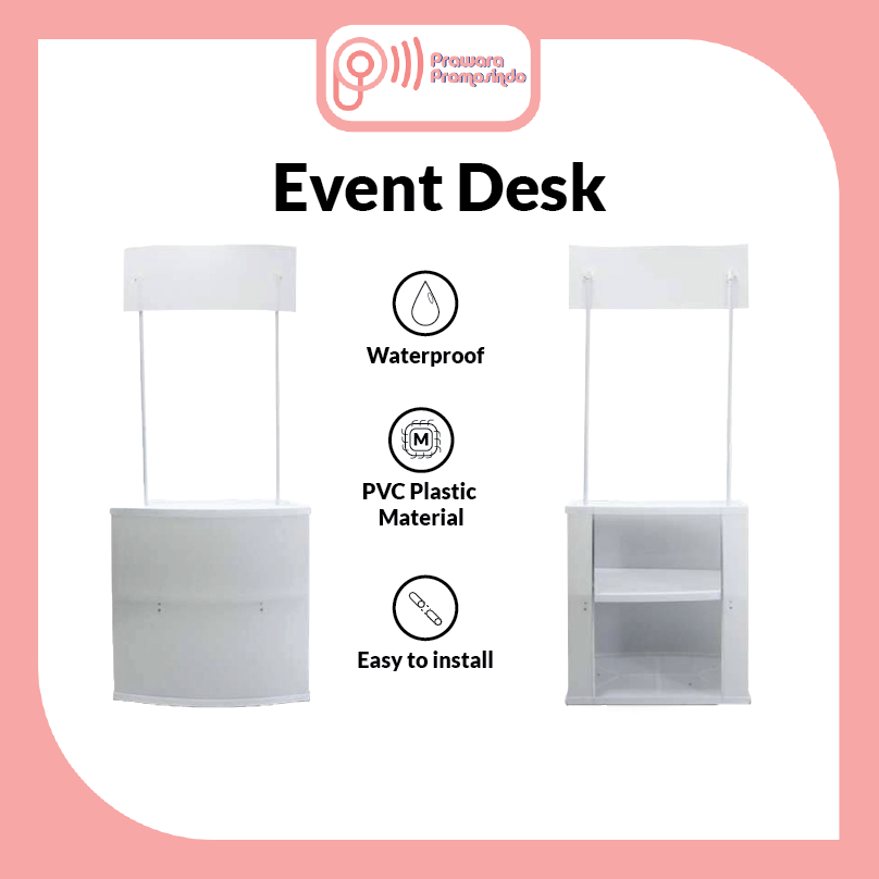 Jual Event Desk / Event Desk Booth Portable / Event Desk Portable ...