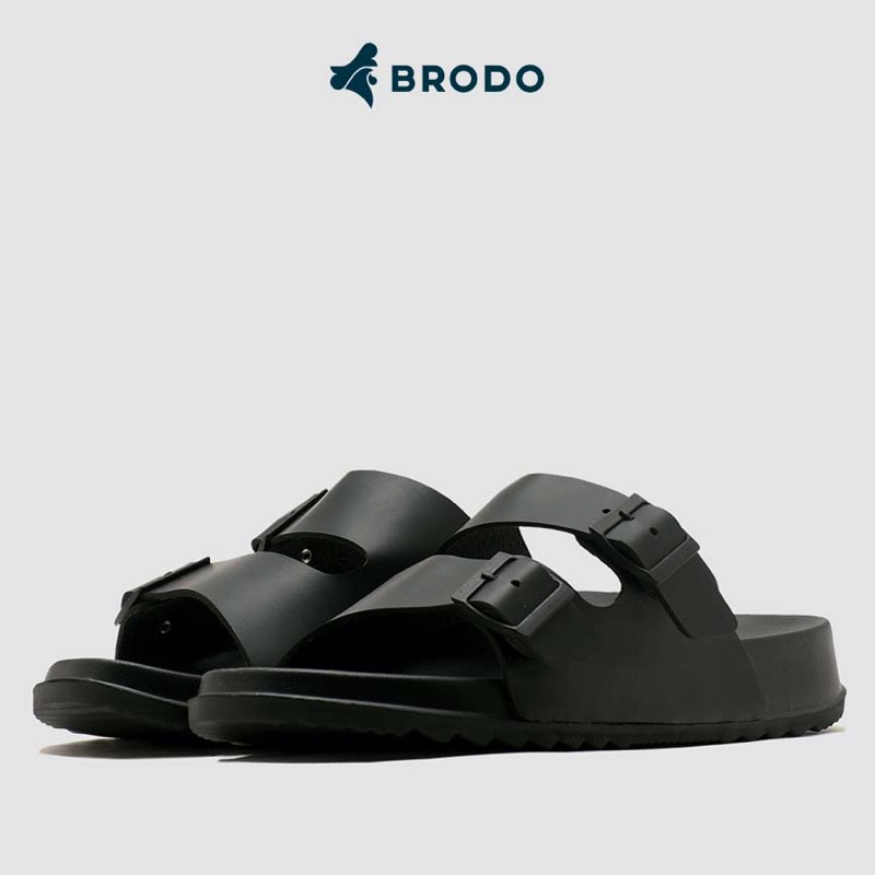 Jual brodo - sandal wira cruise full black | Shopee Indonesia
