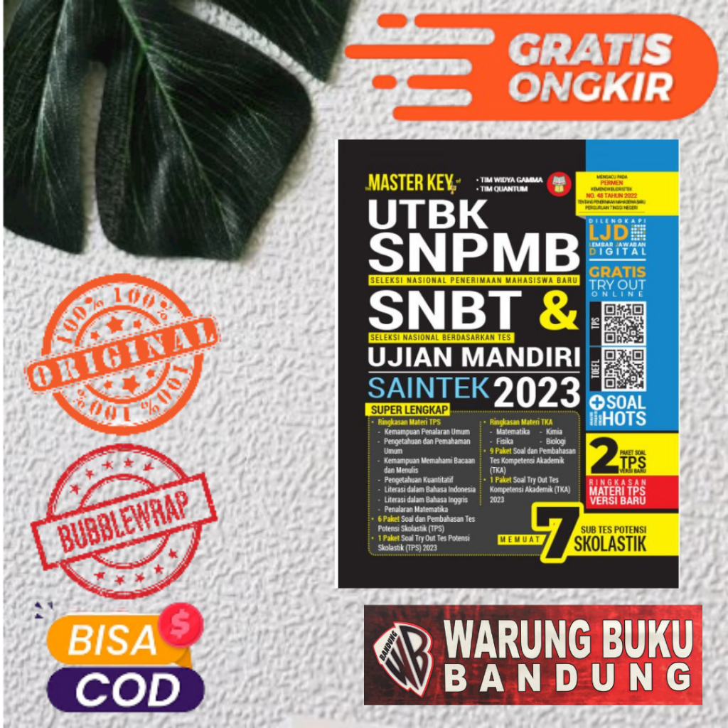 Jual Buku The Master Key Of Utbk Snpmb Snbt Dan Ujian Mandiri Saintek