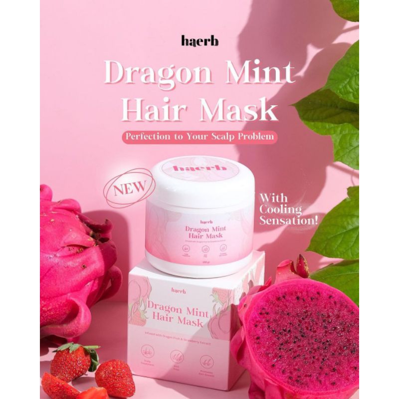 Jual HAERB DRAGONMINT HAIRMASK - Perawatan Kulit Kepala Ketombe ...