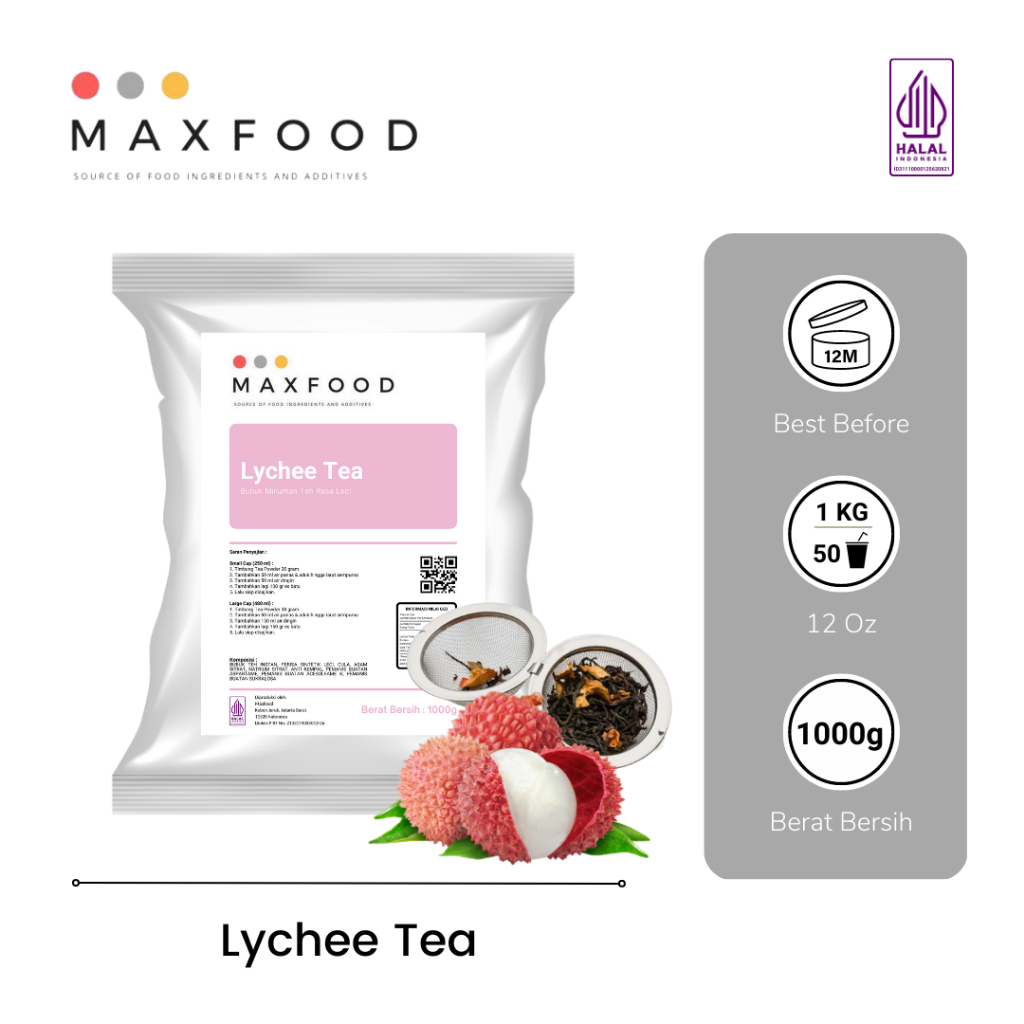 Jual Lychee Tea/ Teh Leci/ Bubuk Minuman Lychee Tea/ Lychee Tea Powder ...