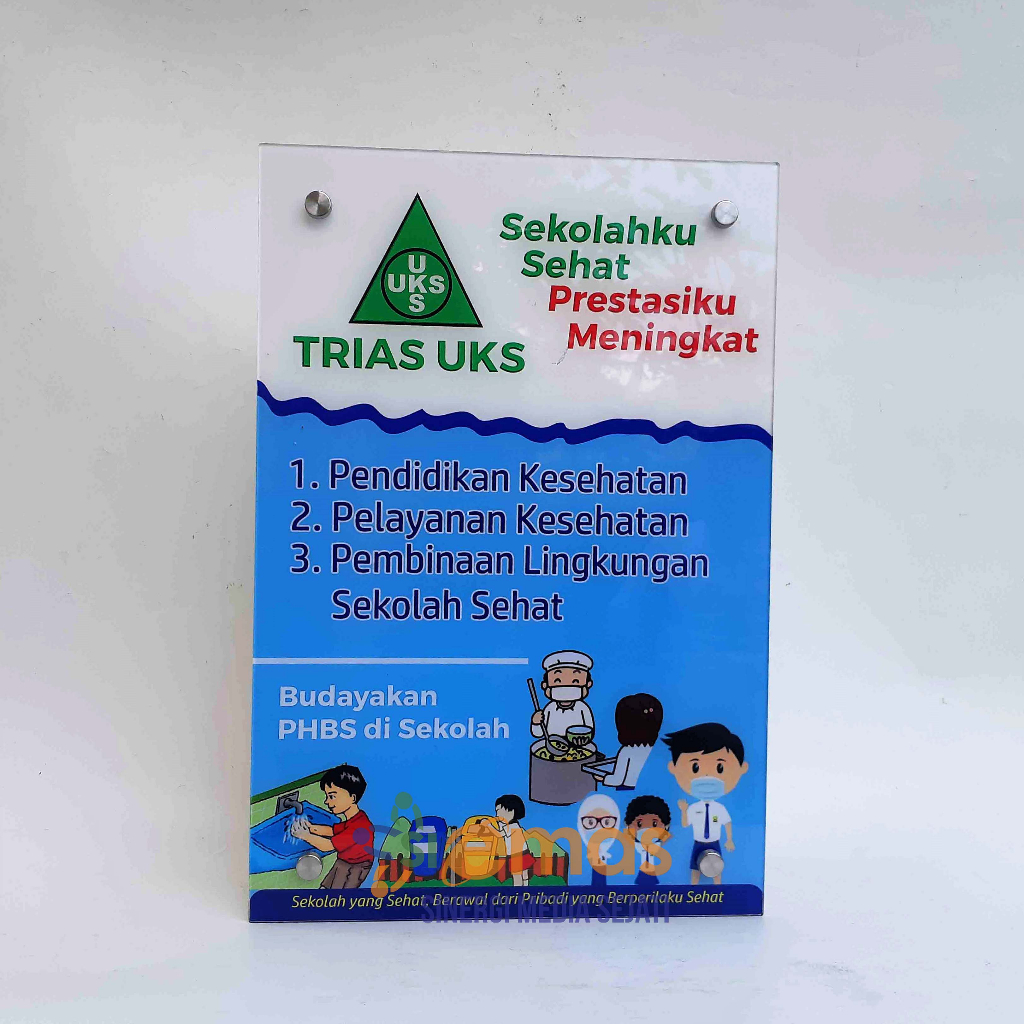 Jual Poster Akrilik Trias UKS 2, Poster Akrilik, Poster Sekolah Model ...