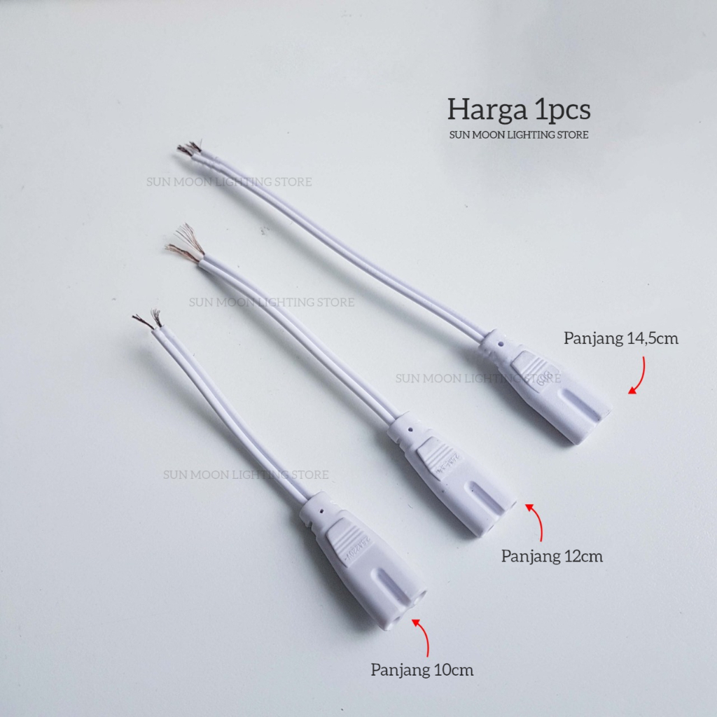 Jual Soket / Socket T5 T4 T8 neon fiting sambungan kabel 1 Lampu 8 ...