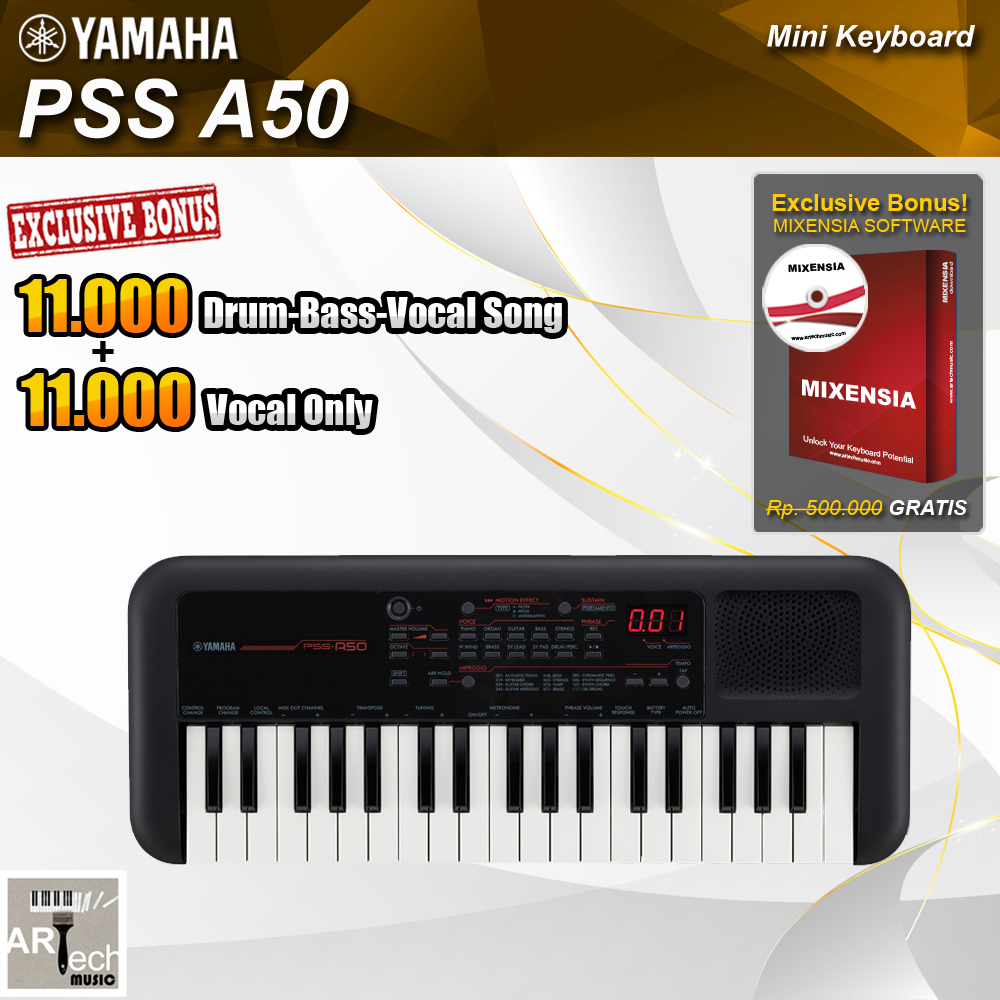 Jual Yamaha PSS A50 / PSSA50 / PSS A 50 Mini Keyboard | Shopee Indonesia