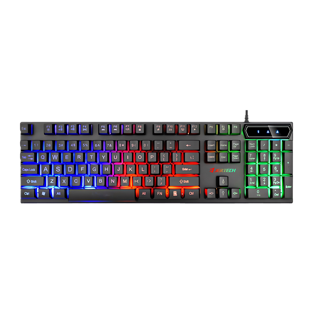 Jual JERTECH Keyboard Gaming Kabel Usb K348 Full LED Backlight | Shopee Indonesia