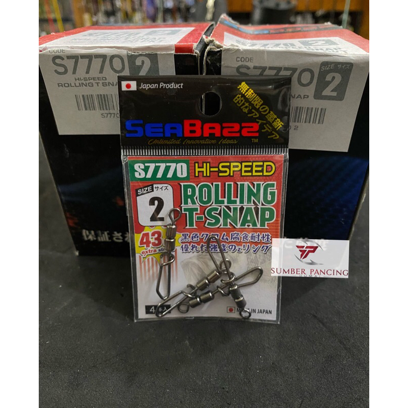Jual Seabass ROLLING swivel T snap S7770 | Shopee Indonesia
