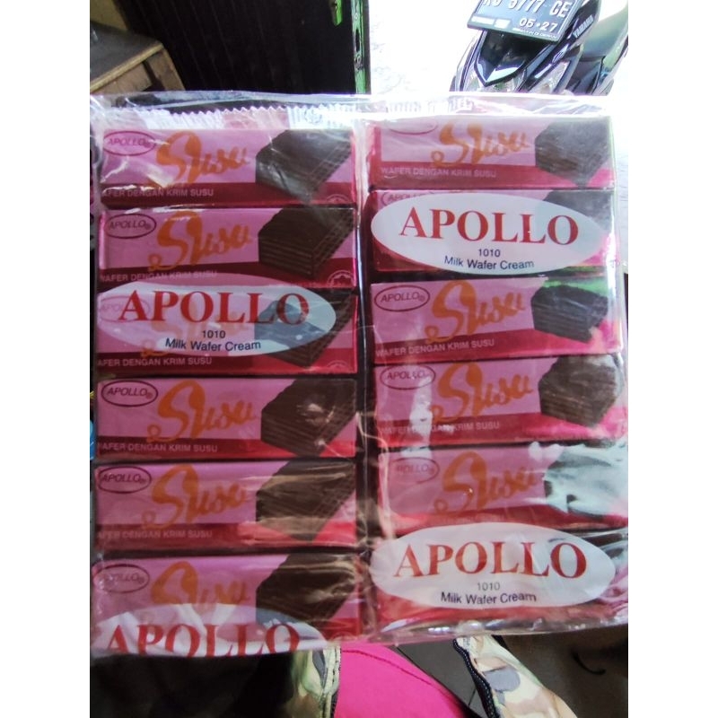 Jual Apollo Wafer Malaysia isi 12 pc rasa Vanilla | Shopee Indonesia