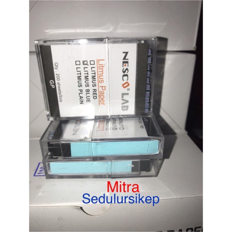Jual Kertas Lakmus Biru Litmus Blue Nesco | Shopee Indonesia
