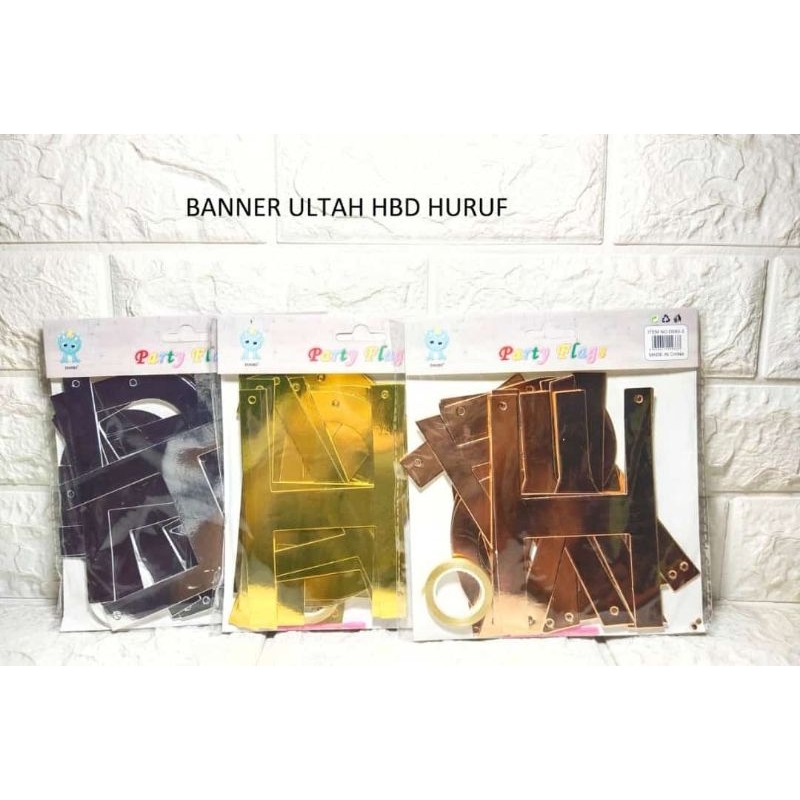 Jual BANNER ULTAH HURUF | Shopee Indonesia